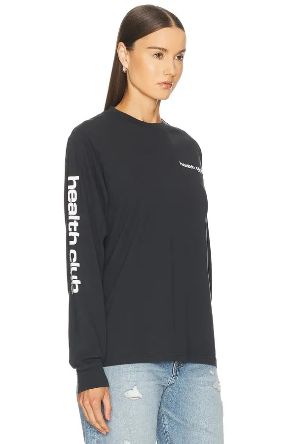 SPORTY & RICH Bold Health Longsleeve Tee