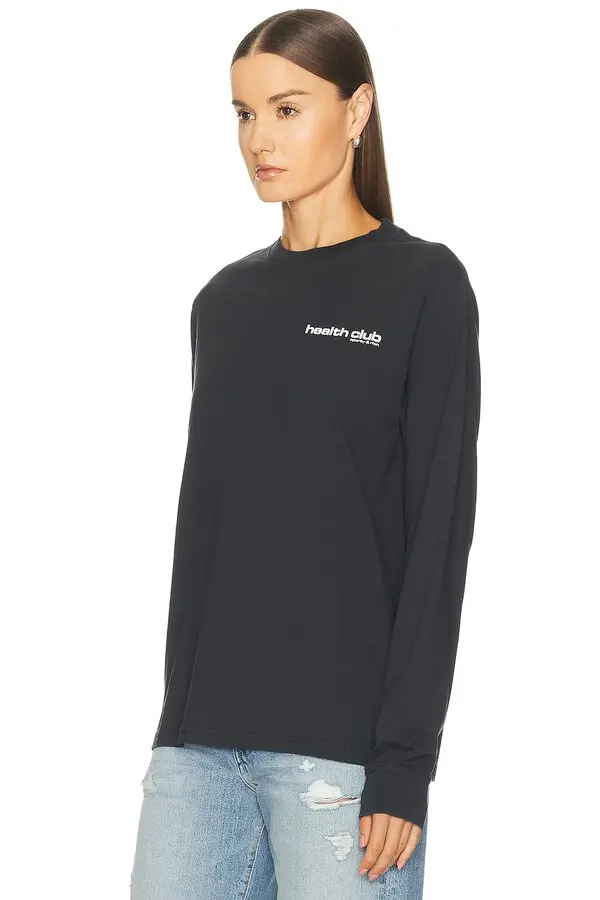 Sporty & Rich Bold Health Longsleeve Tee