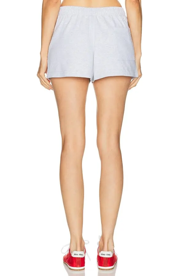 SPORTY & RICH Varsity Crest Disco Short