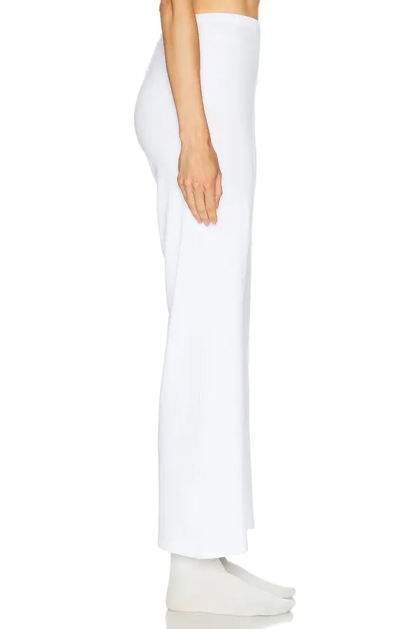 SPORTY & RICH Signature Logo Ribbed House Pant