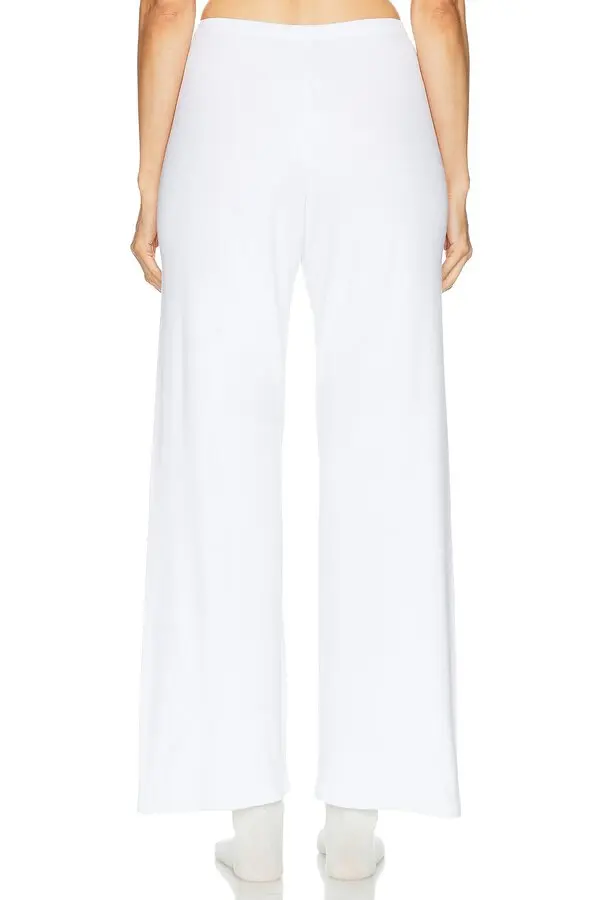 SPORTY & RICH Signature Logo Ribbed House Pant