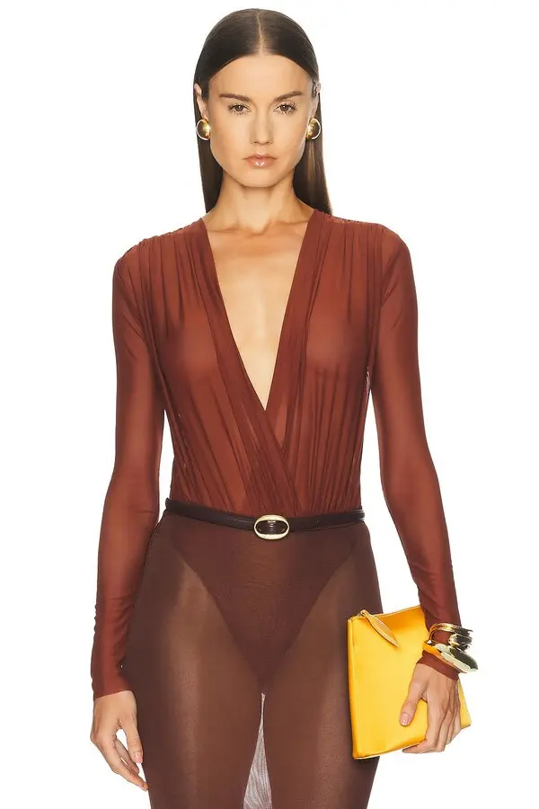 SEROYA Agnes Mesh Bodysuit