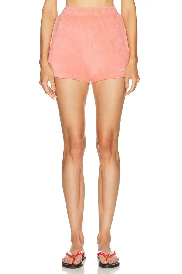 SPORTY & RICH Signature Logo Terry Short