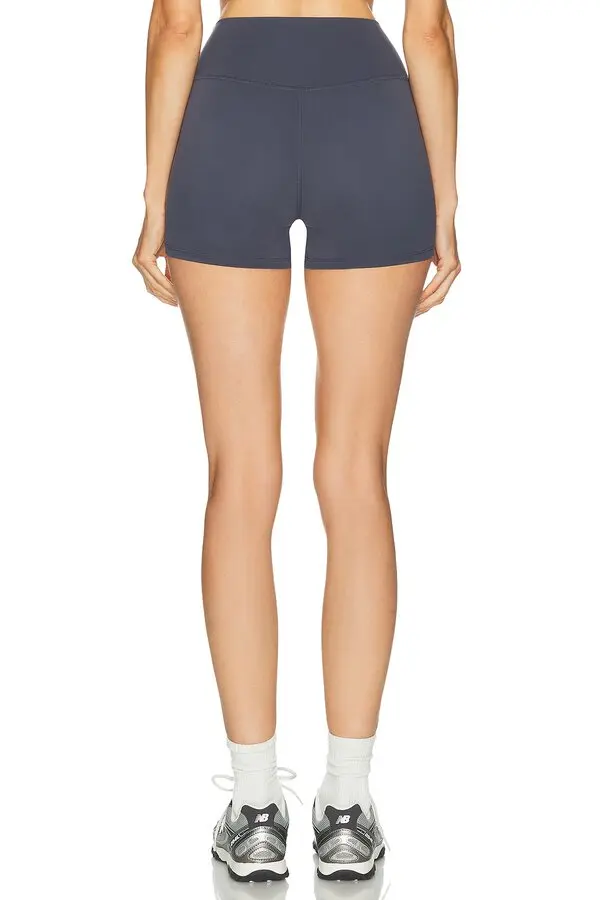 Sporty & Rich Serif Logo Mini Biker Short
