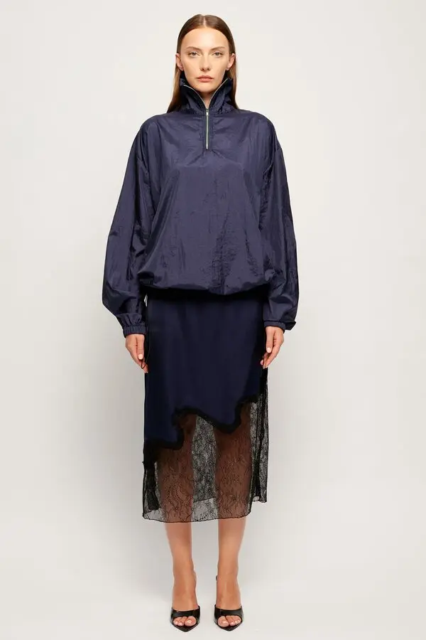 SWF Oversized Windbreaker Top