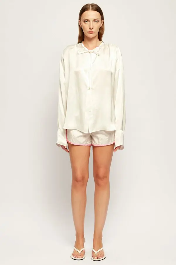 SWF Relaxed Tie Front Shirt