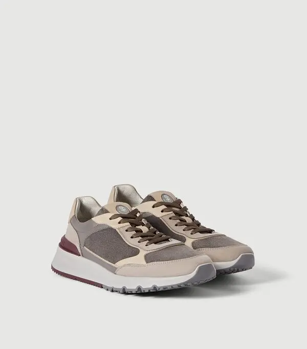 Brunello Cucinelli Nubuck-suede Sneakers
