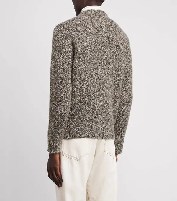 FIORONI CASHMERE Bouclé Crew-neck Sweater
