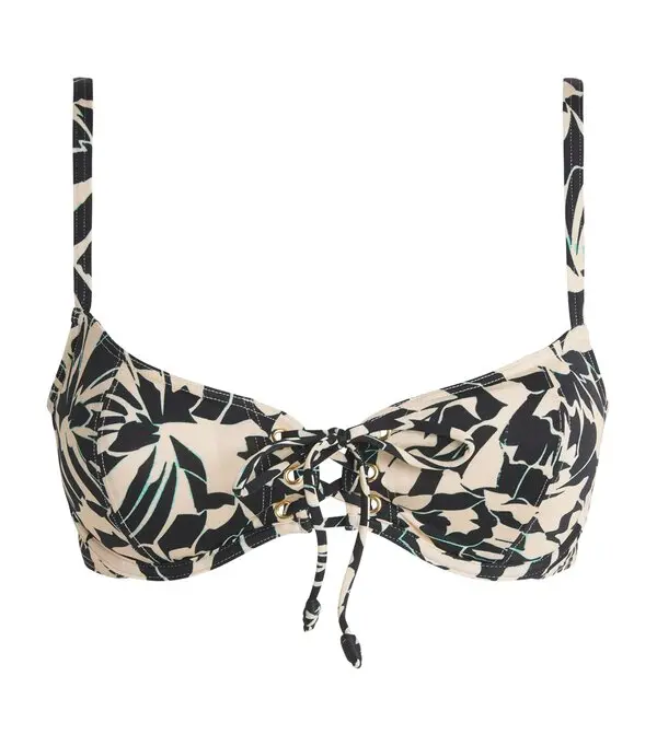 Ulla Johnson Printed Noa Bikini Top