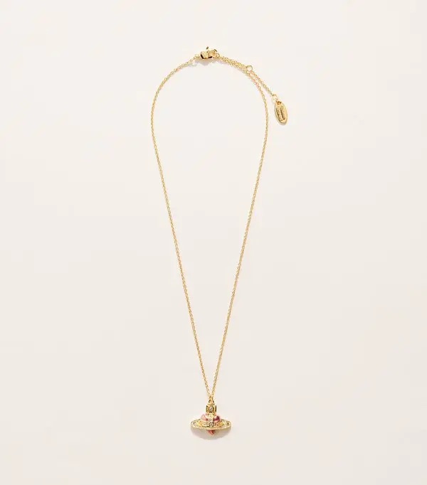 VIVIENNE WESTWOOD Diamante Heart Necklace