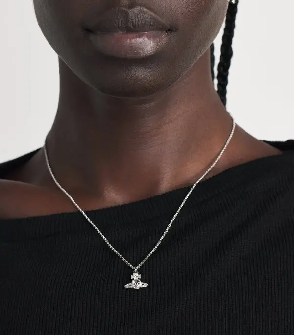 VIVIENNE WESTWOOD Crystal Orb Ondina Necklace
