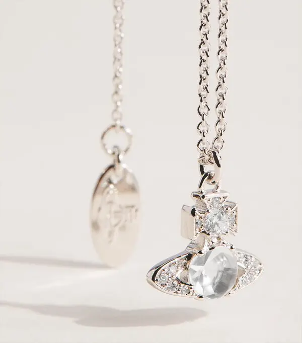 VIVIENNE WESTWOOD Crystal Orb Ondina Necklace
