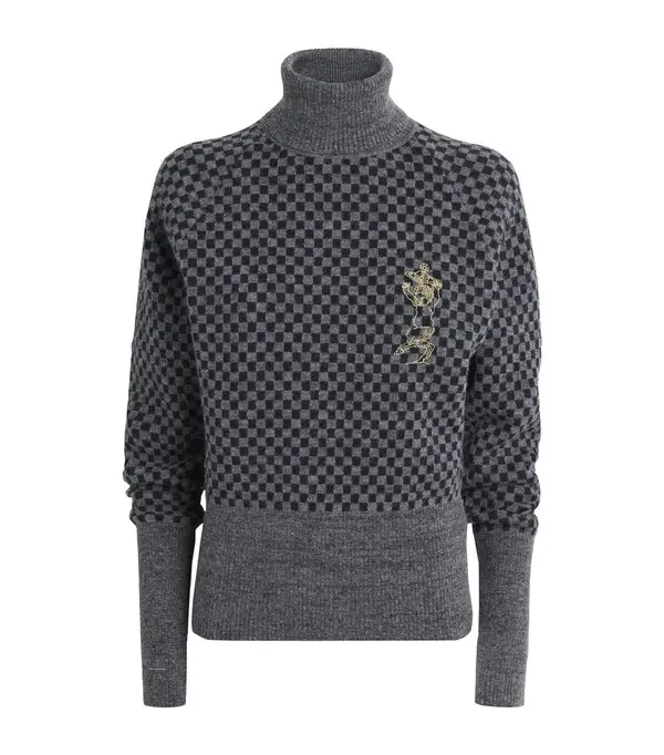 VIVIENNE WESTWOOD Checkmate Rollneck Sweater