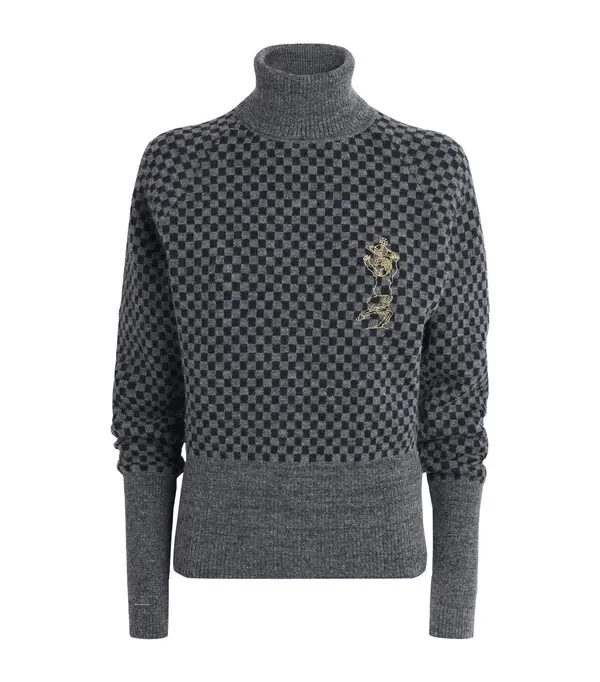 VIVIENNE WESTWOOD Checkmate Rollneck Sweater