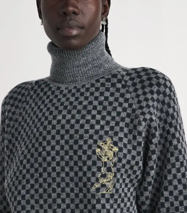 VIVIENNE WESTWOOD Checkmate Rollneck Sweater