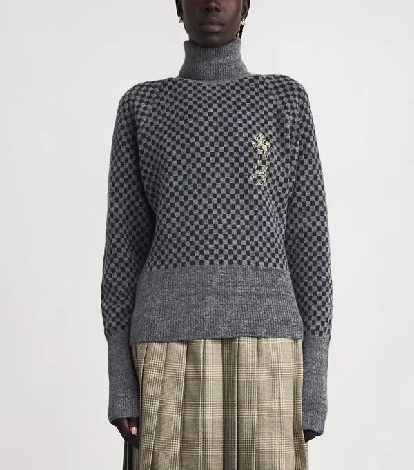 VIVIENNE WESTWOOD Checkmate Rollneck Sweater