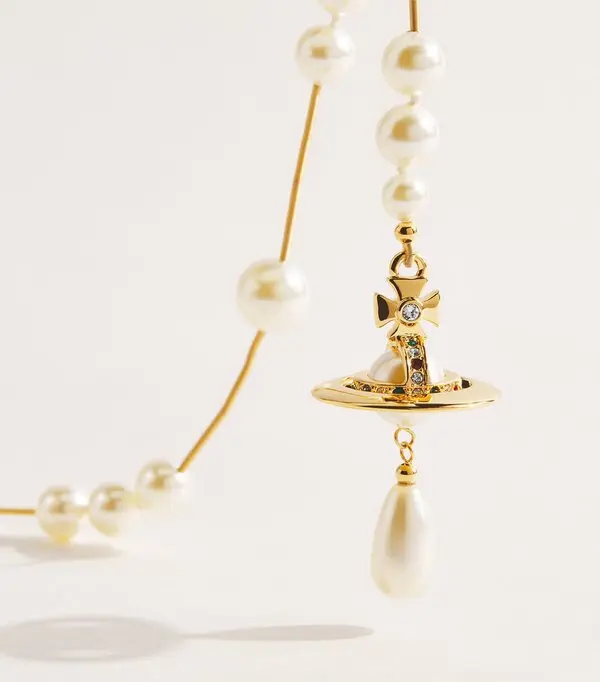 VIVIENNE WESTWOOD Broken Pearl Necklace