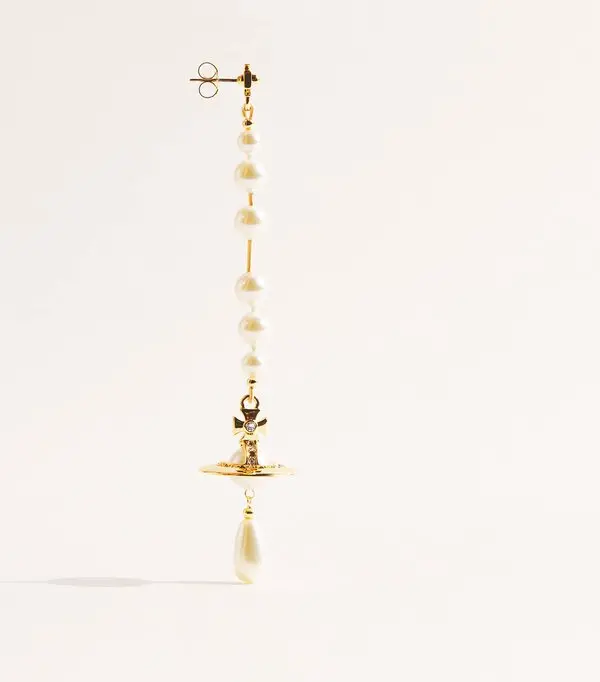 VIVIENNE WESTWOOD Broken Pearl Earrings