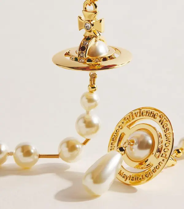 VIVIENNE WESTWOOD Broken Pearl Earrings