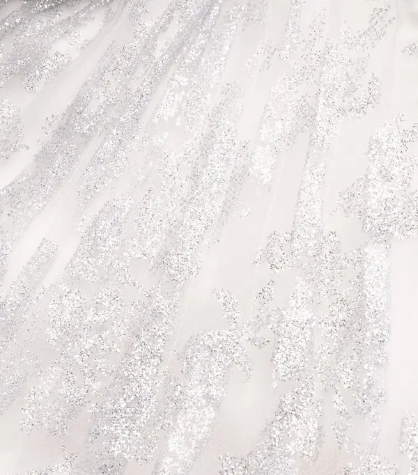 SANDRA MANSOUR Embellished Silent Thread Gown