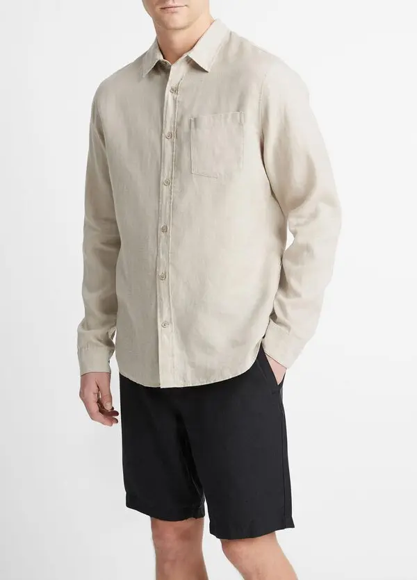 Vince Slub Linen Shirt