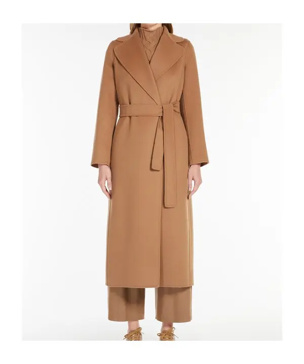 Max Mara Poldo Tie-waist Coat - Nude