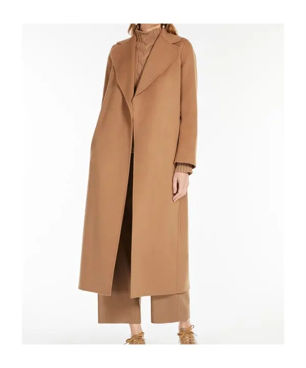 Max Mara Poldo Tie-waist Coat - Nude