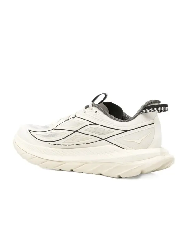 Hoka One One Mach Remastered Logo-detail Sneakers - White