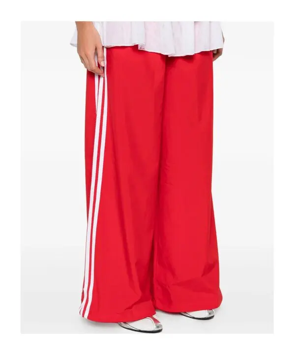 Adidas Wide Leg Trousers With Patchwork Detail