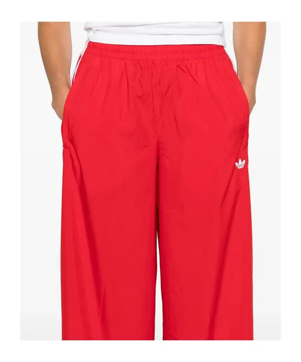 Adidas Wide Leg Trousers With Patchwork Detail