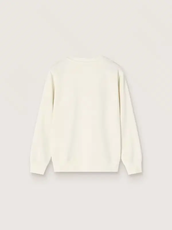 GOLDEN GOOSE Embellished Logo Crew Neck Sweater