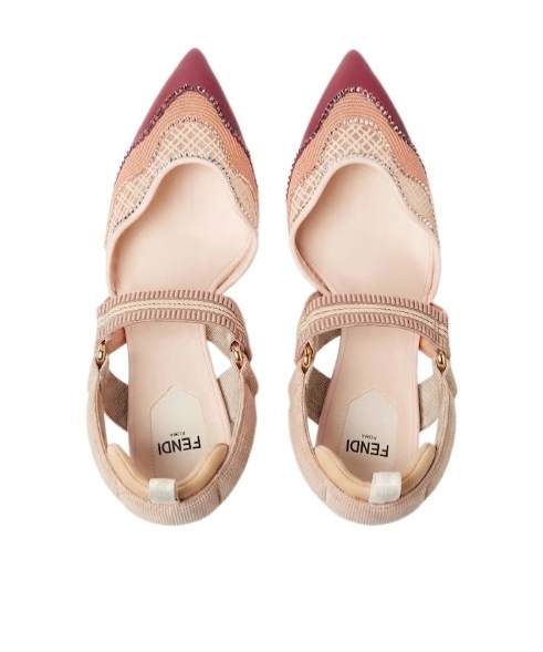 Fendi Iconic Colibrì Crystal-embellished Pumps