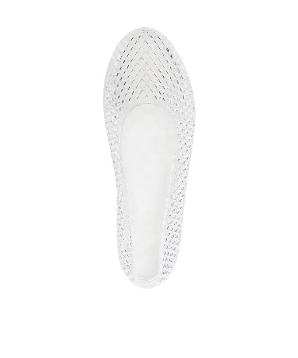 ANCIENT GREEK SANDALS Iro Jelly Ballerina Flats - White