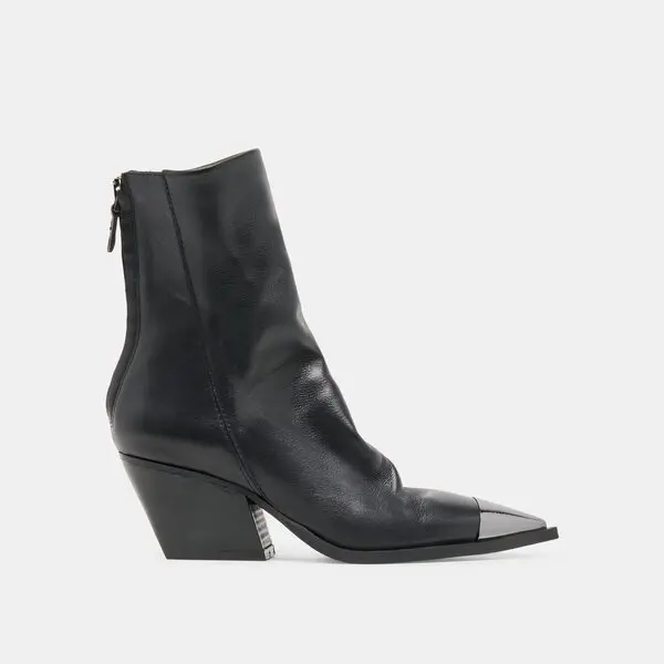 DOLCEVITA Tallen Booties - Black Leather