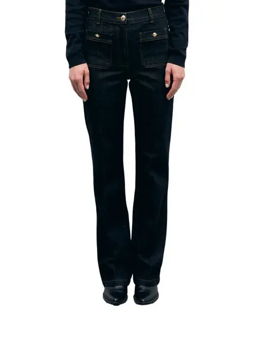 Gerard Darel Ivana High Rise Flared Jeans