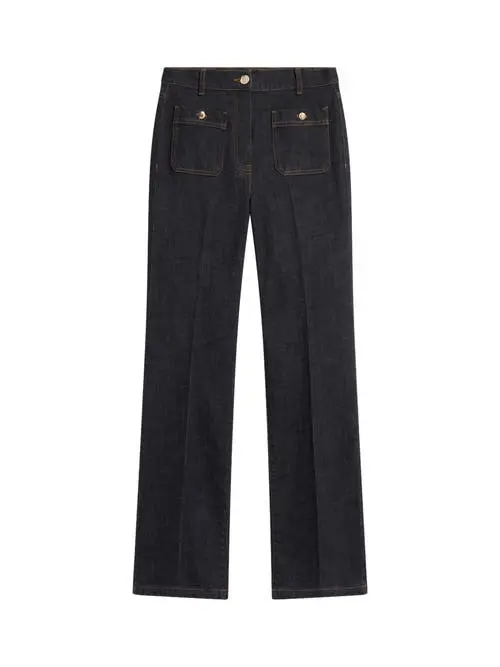 Gerard Darel Ivana High Rise Flared Jeans