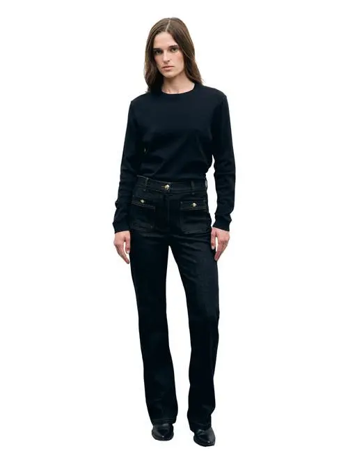 Gerard Darel Ivana High Rise Flared Jeans