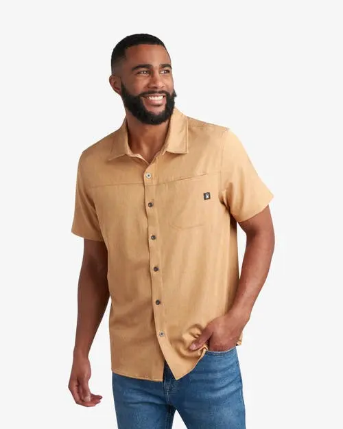 SPYDER Short Sleeve Mini Stripe - Carmel