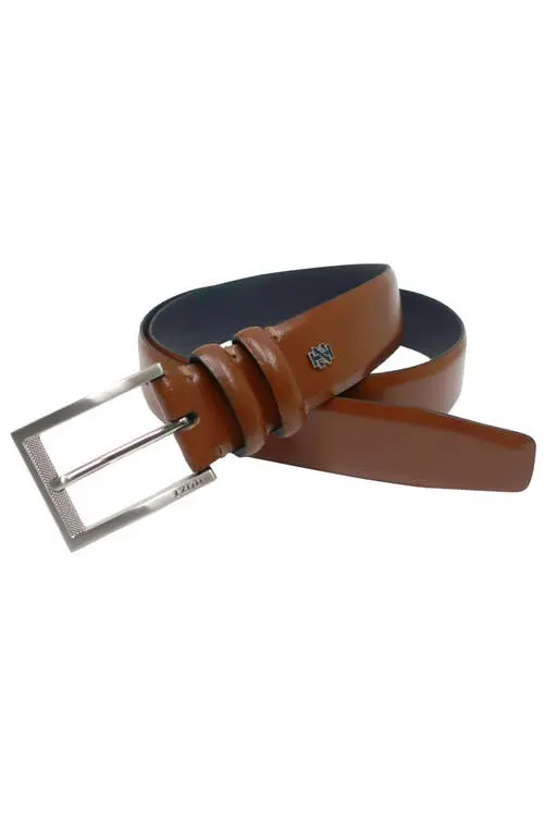IZOD Leather Dress Belt - Cognac