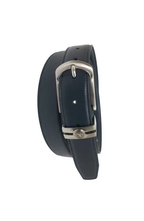 IZOD Golf Stretch Comfort Leather Belt Metal Keeper