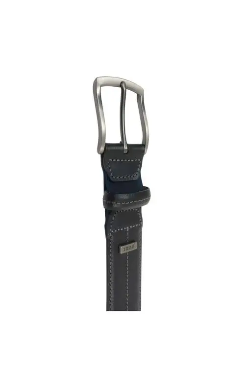 IZOD Elastic Power Stretch Leather Belt