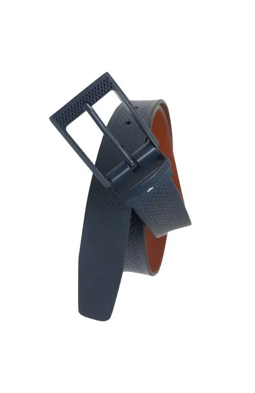 IZOD Golf Reversible Embossed Perf To Smooth Texture Leather Belt