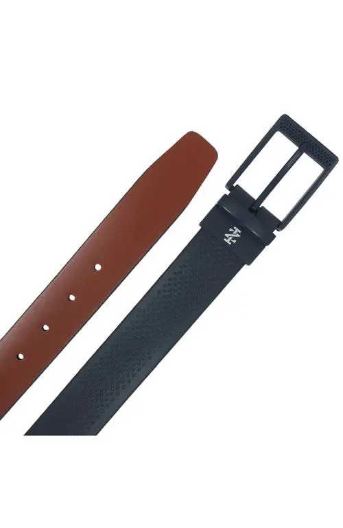 IZOD Golf Reversible Embossed Perf To Smooth Texture Leather Belt
