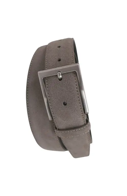 Brooks Brothers Suede Leather Feather Edge Belt