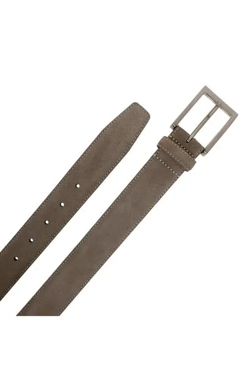 Brooks Brothers Suede Leather Feather Edge Belt