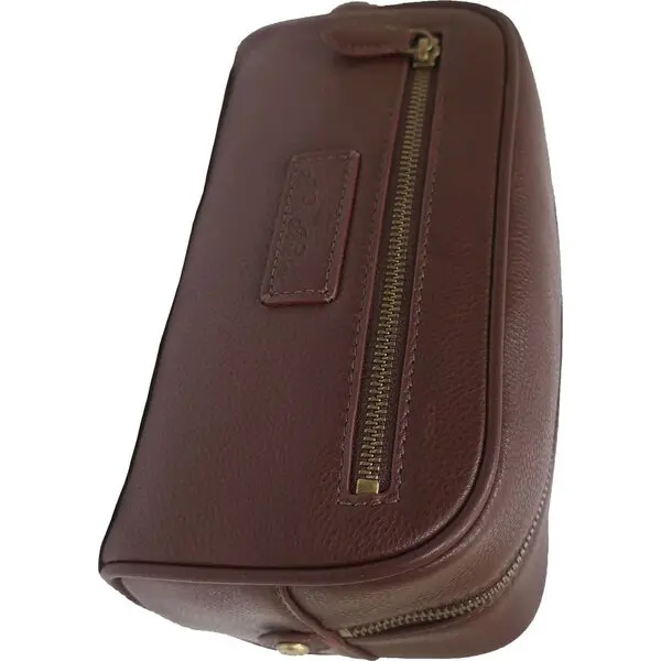 Brooks Brothers Full Grain Leather Travel Kit