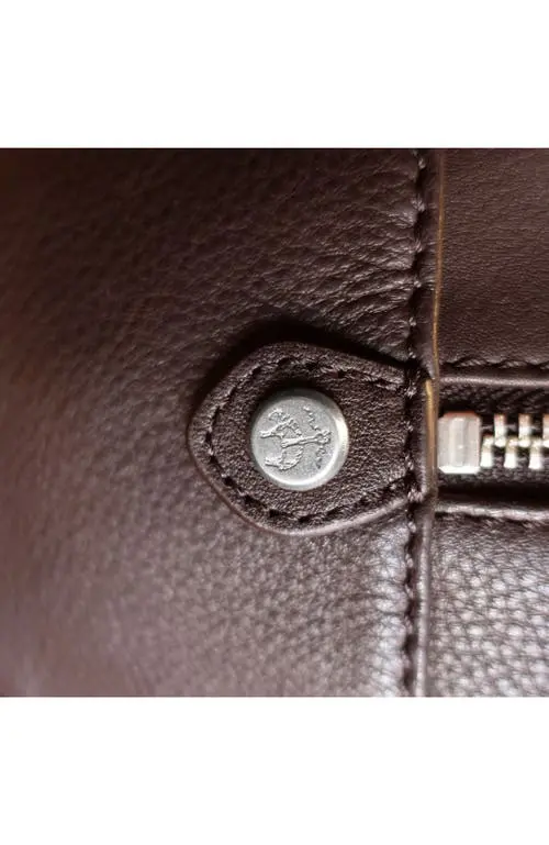 Brooks Brothers Full Grain Leather Travel Kit