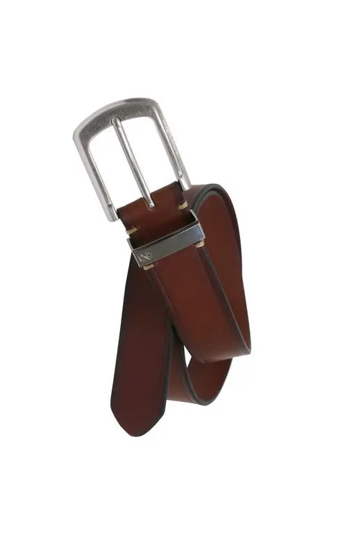 IZOD Leather Jean Belt Metal Keeper