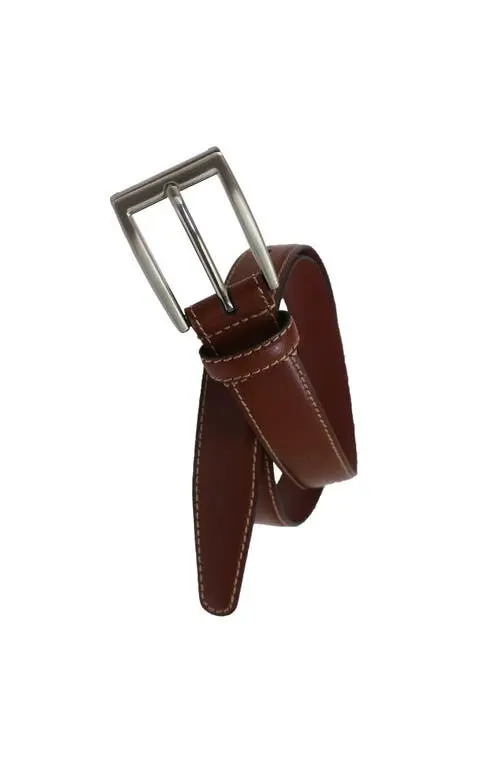 Brooks Brothers Calf Textured Leather Belt
