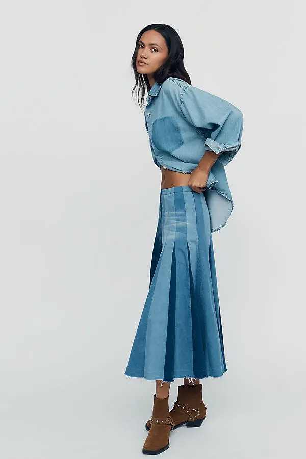 HOPE FOR FLOWERS BY TRACY REESE Midi Skirt